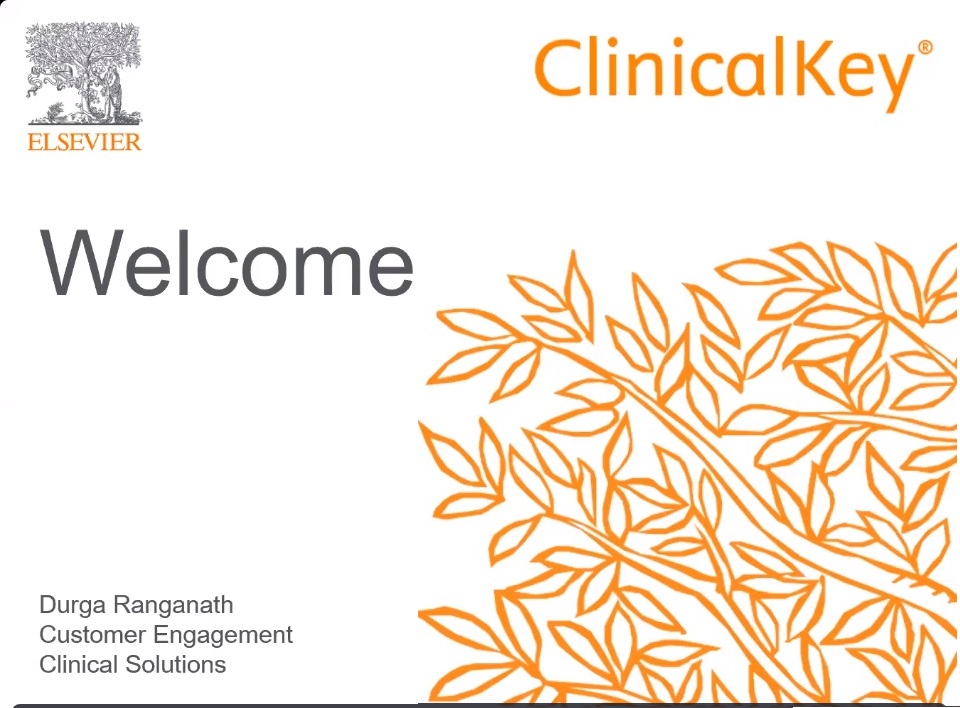 Webinar on How to use ClinicalKey, Mendeley and Introduction to Scopus ...